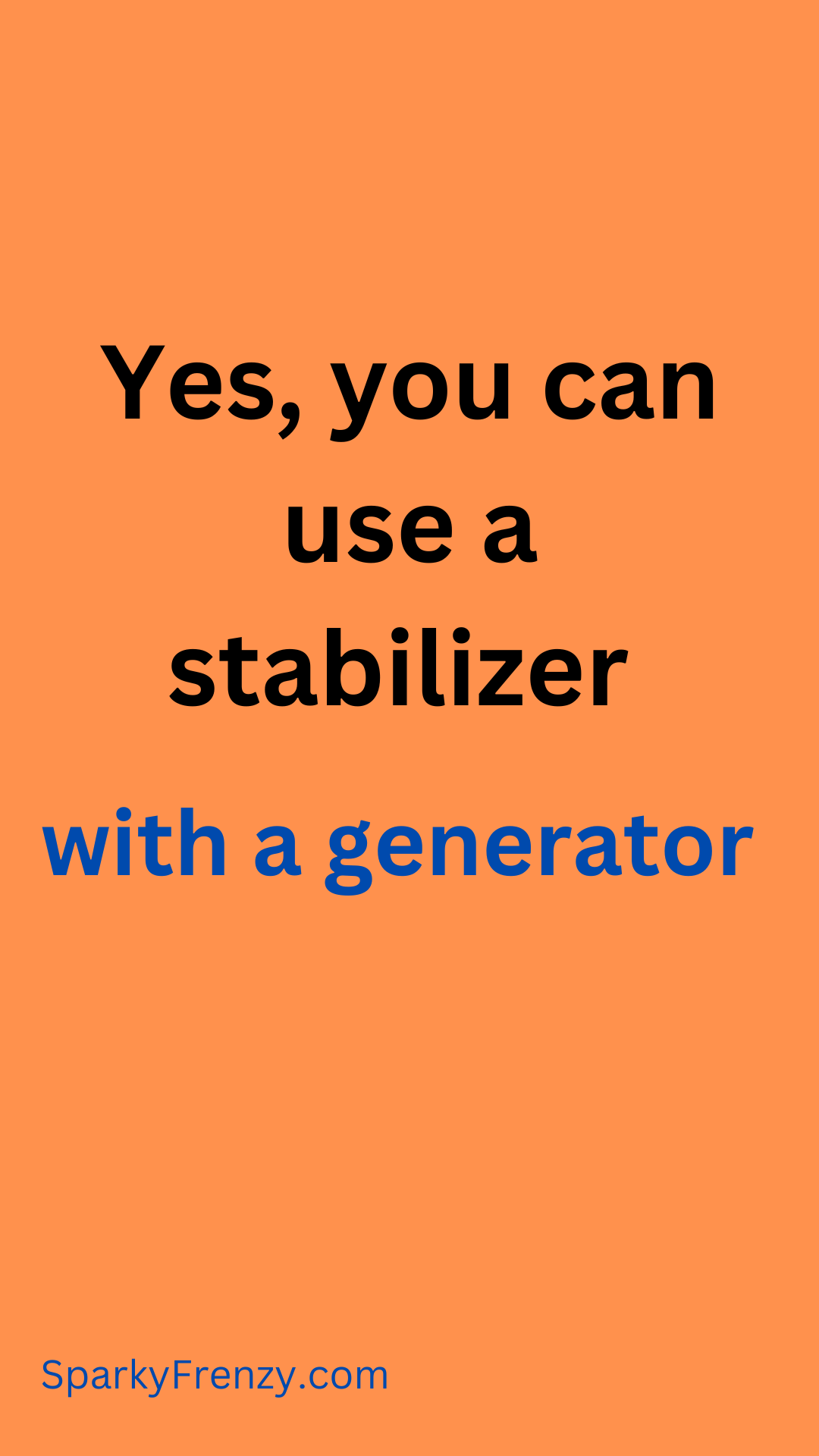 Voltage Stability Made Easy: Using Stabilizers with Generators - Sparky ...