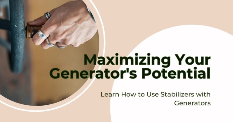 Voltage Stability Made Easy: Using Stabilizers with Generators - Sparky Frenzy